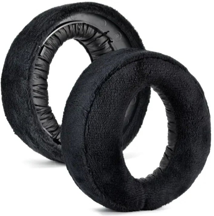 Амбушюры для наушников Sony 3D Pulse PS5 из велюровой ткани (для замены устаревших) черные