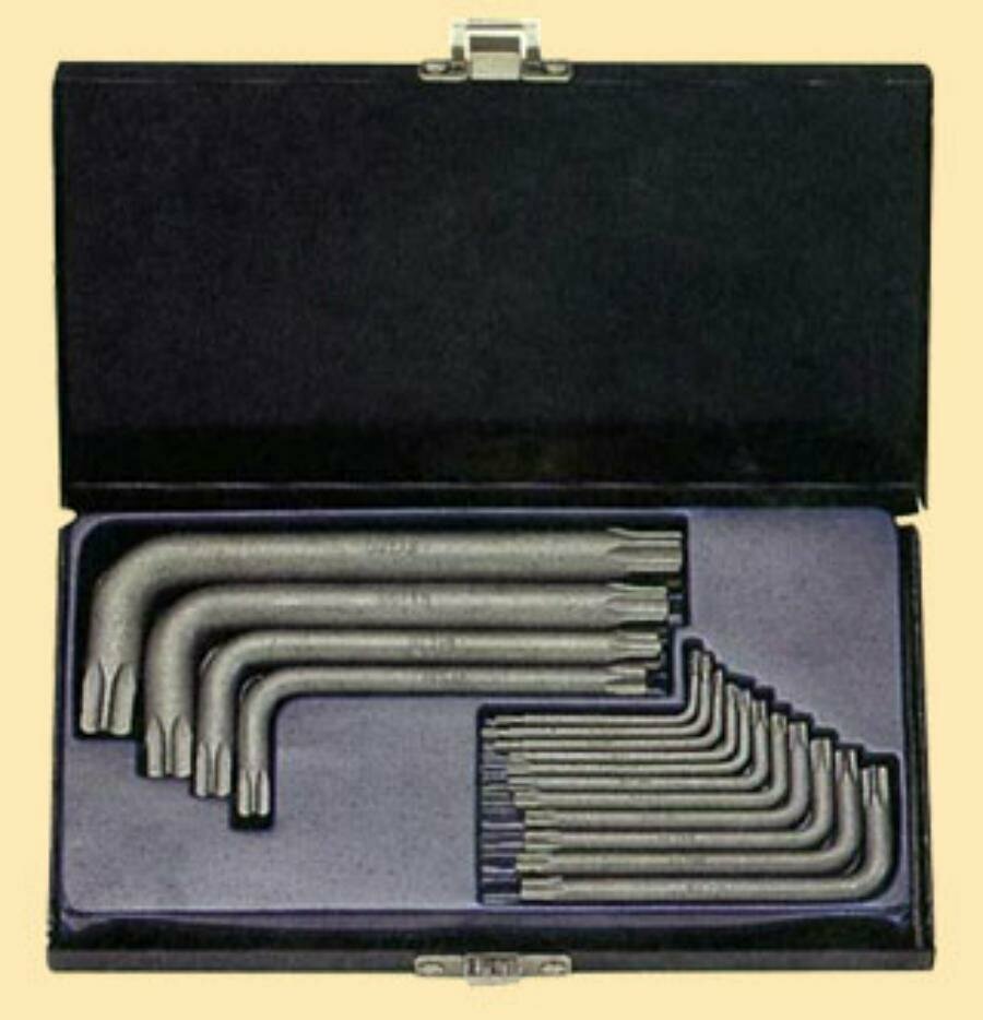 FORCE 5151 Набор ключей торкс T6-Т60 Г-образных 15пр. на блистере F-5151 FORCE