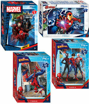 *Puz-mini 54д. Степ Marvel [Мстители/Человек-паук] (71183)