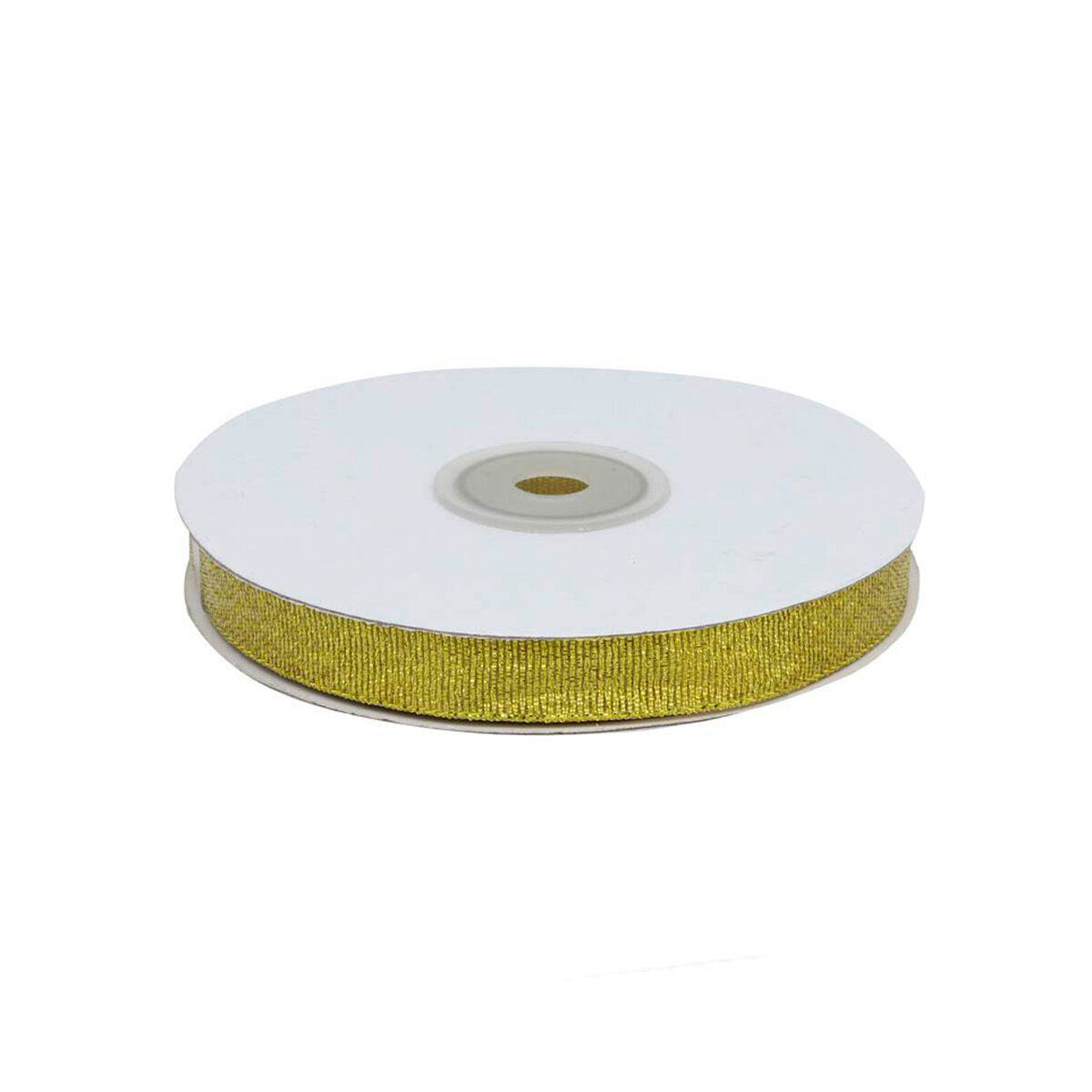 Лента декоративная металлизированная 1,2см*32,9м 0080-1200 (золото)