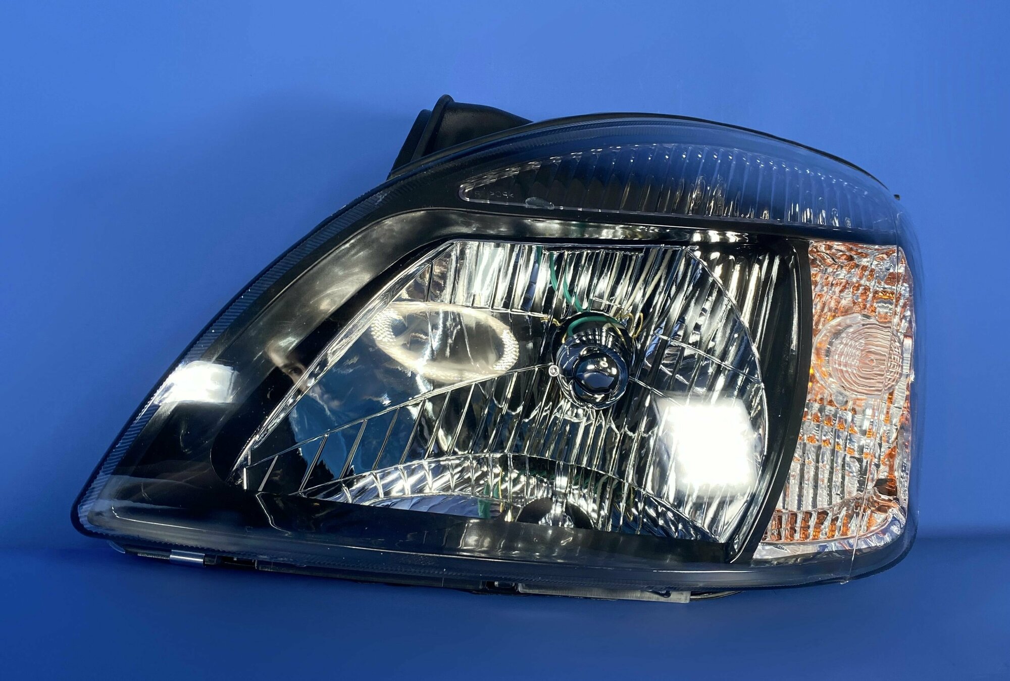 Фара Kia Rio 2 Кия Рио 2006-2011, 1 шт. ближний дальний свет галогенная передняя левая