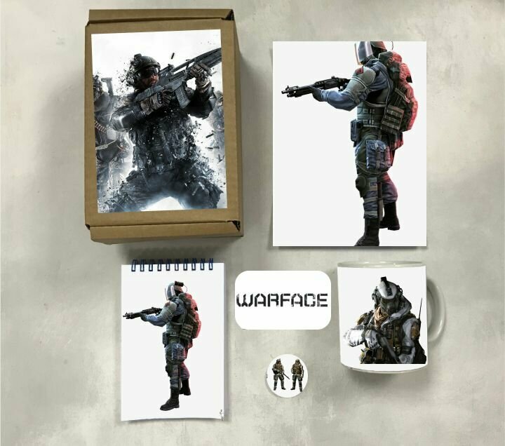 Бокс GOODbrelok принт "Warface" - 0001