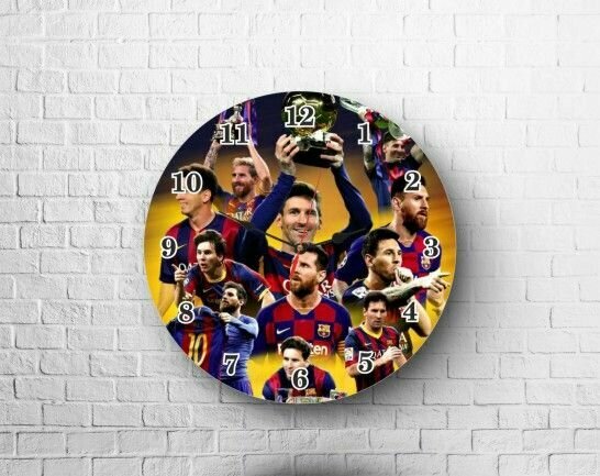 Часы настенные GOODbrelok круглые 20 см Барселона, Barcelona - 0008