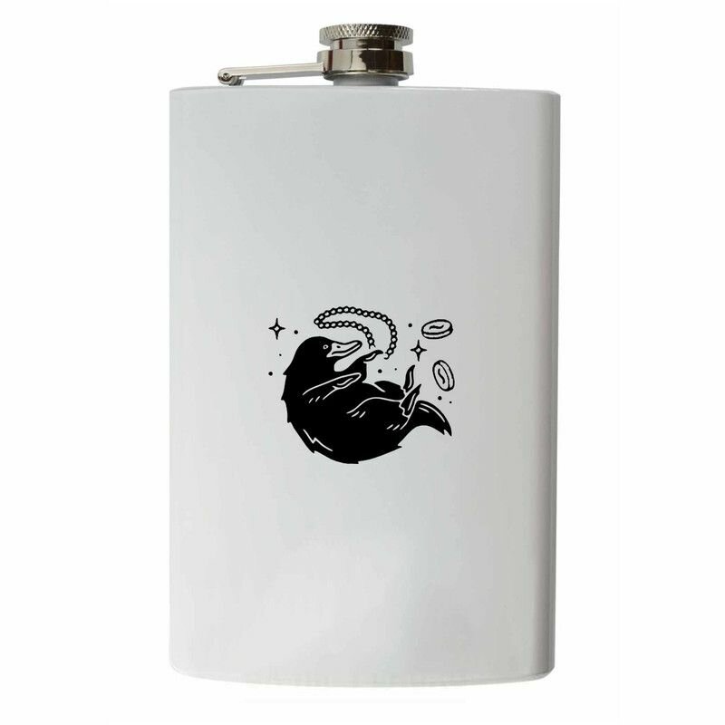 Фляжка GOODbrelok принт "Фантастические твари" - 01