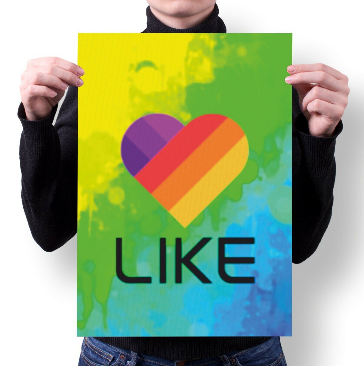 Плакат А2 Принт "Лайки, Likee" - 14