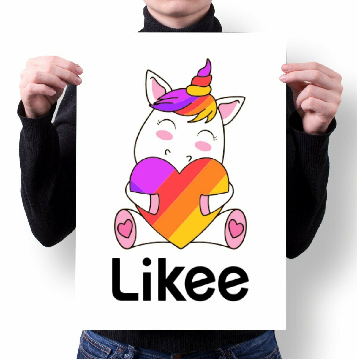 Плакат А2 Принт "Лайки, Likee" - 10