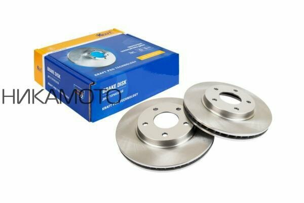 KRAFT KT016051 Диск тормозной MITSUBISHI LANCER 08- перед. D276mm