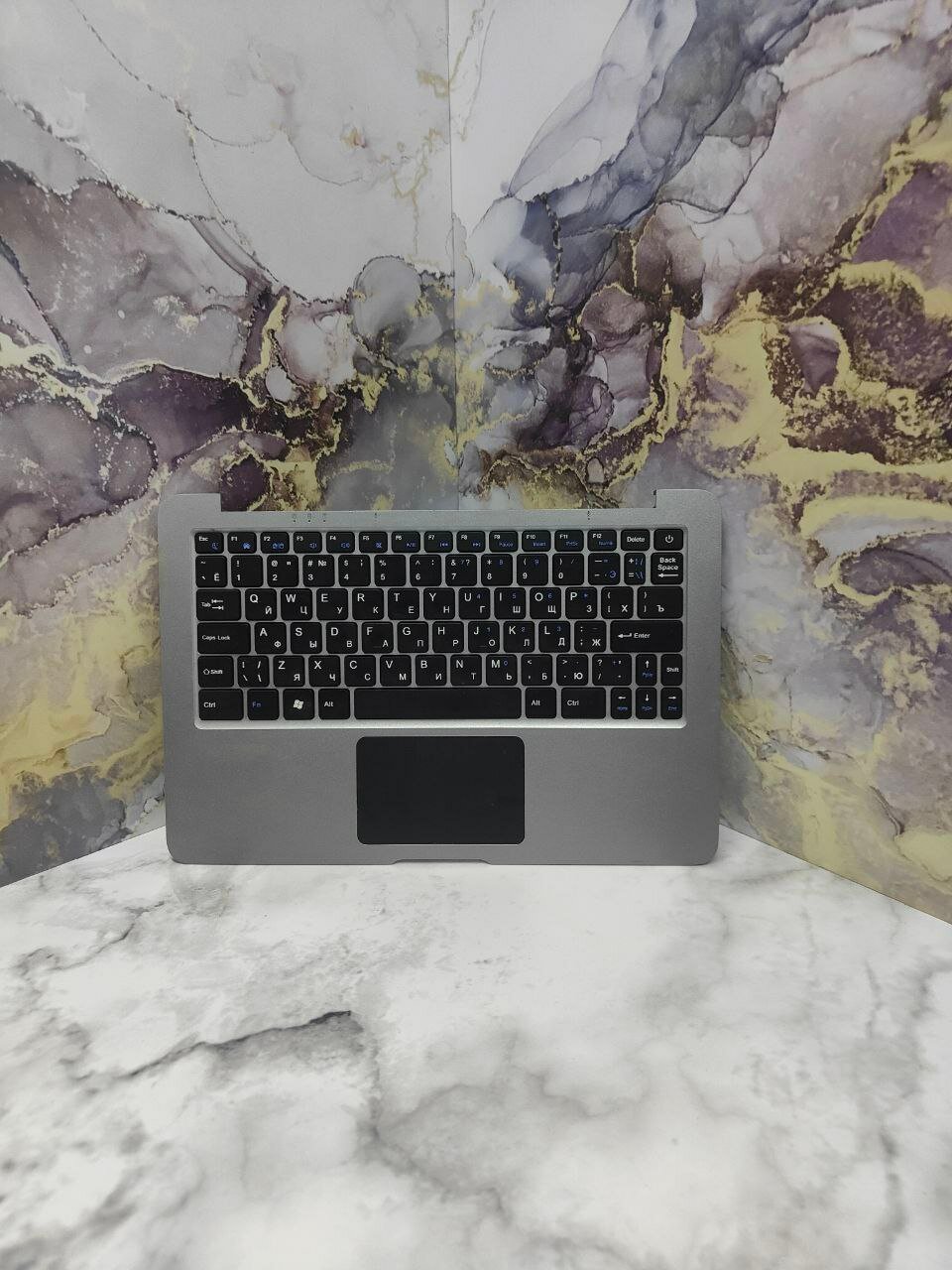 Клавиатура с топкейсом Prestigio Smartbook 116A снятая с разбора Серый