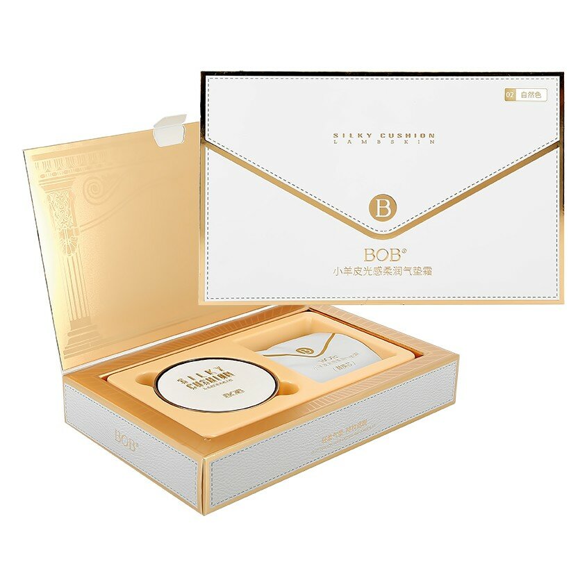 Основа-кушон тональная для лица BOB LAMB SKIN BB CUSHION (в комплекте сменный блок) тон C02
