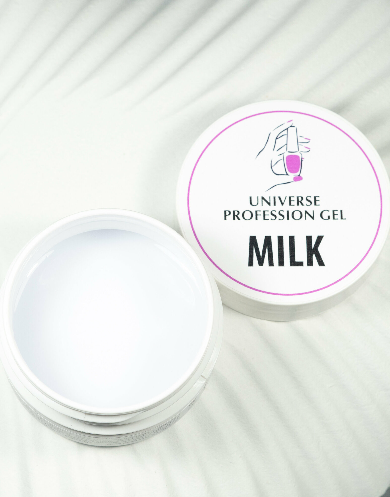 Гель Universe Profession Gel для моделирования ногтей MILK 20г