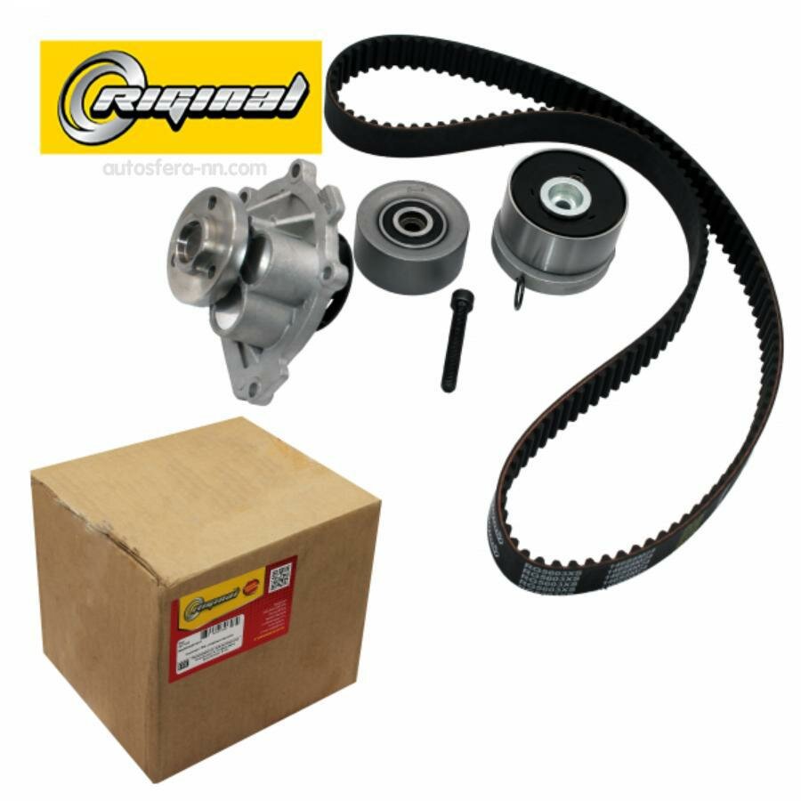 RIGINAL RG530045010KIT Комплект ГРМ с водяным насосом для а/м Chevrolet Aveo/Cruze1.4-1.8 /Opel Astra/Corsa 1.6-1.8 RIGINAL
