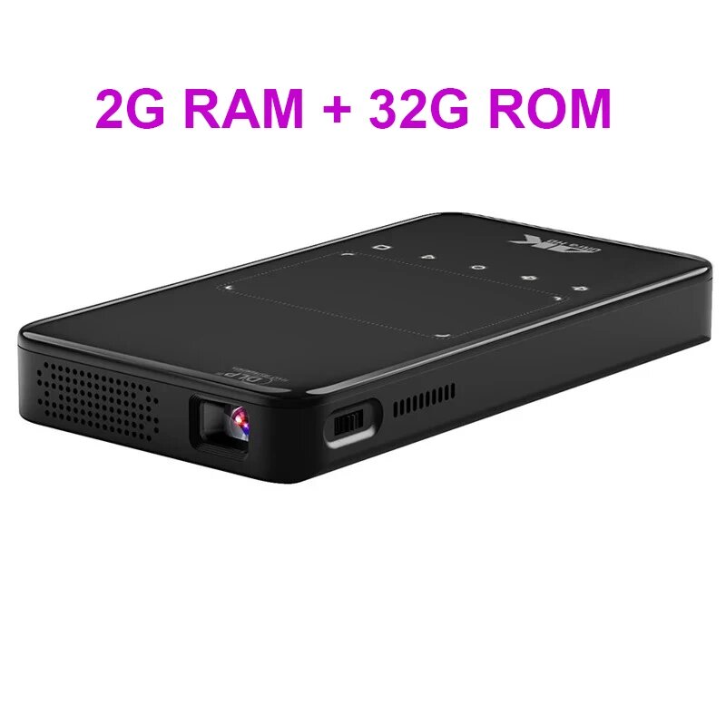 Smartldea S90 4K проектор Android 13.0 Европейская вилка (EU Plug), Black