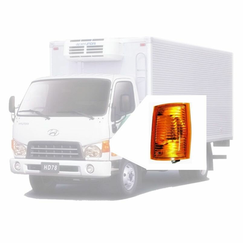 Поворотник Хендай HD-78, HD-72. Левый. Указатель поворота Hyundai HD.
