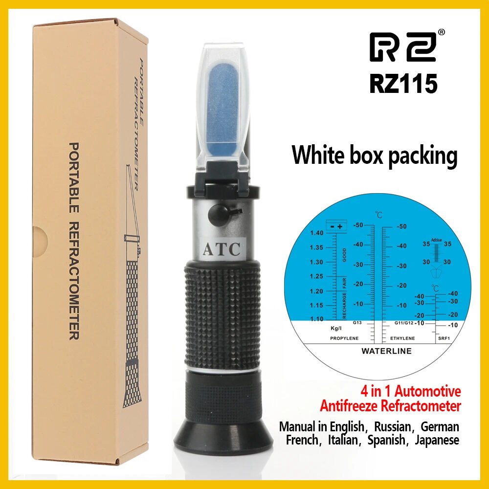 Рефрактометр RZ115 для антифриза, AdBlue и стекла