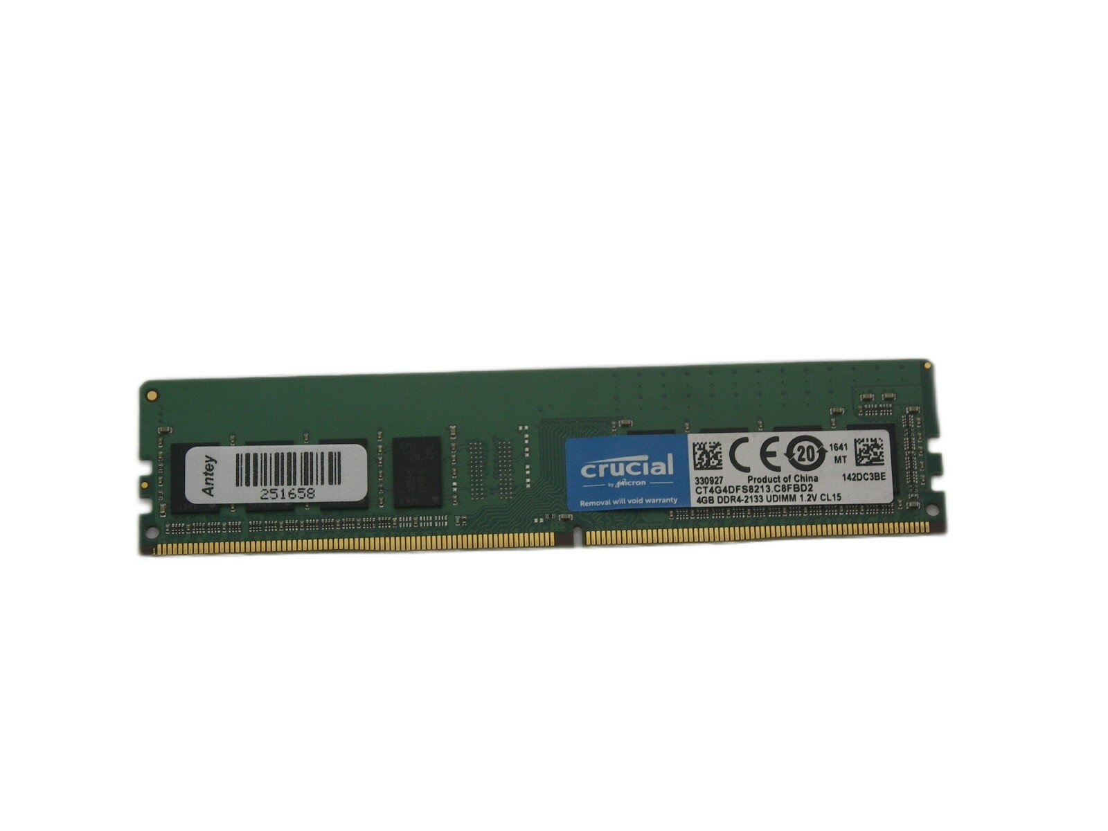 Оперативная память DIMM DDR4 4Gb 2133Mhz PC-17000 Crucial CT4G4DFS8213