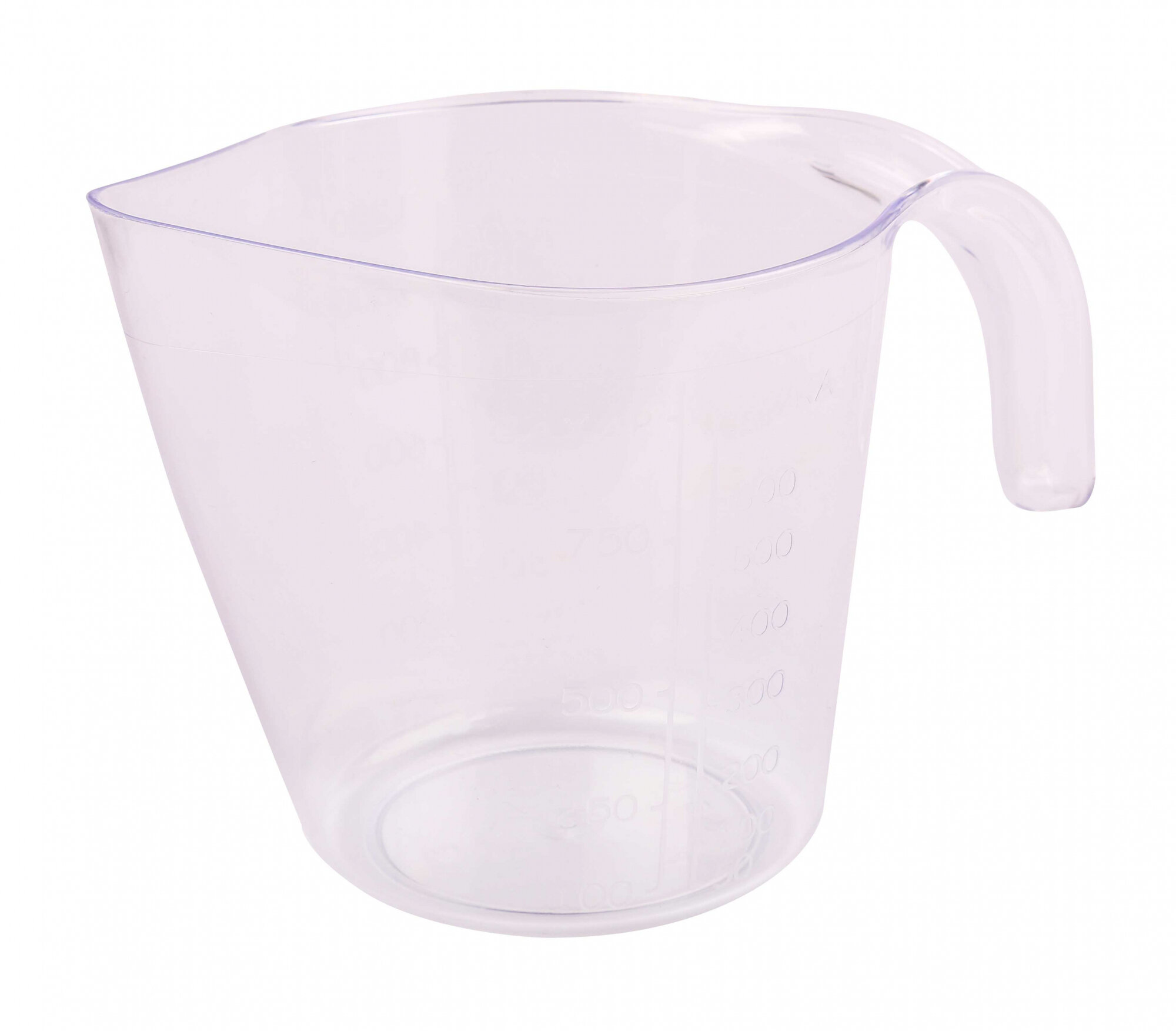 Мерный стакан Альтернатива М323 пластик прозрачный 1л / емкость мерная / кувшин для кухни