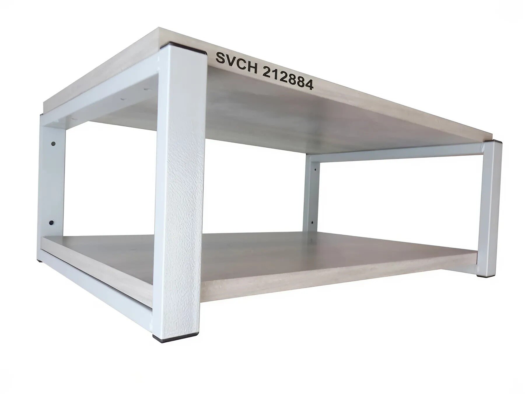 Полка для микроволновки GARROSS "SIBERIA 212884", две полки 35х54 см, высота 21 см, каркас серый, цвет полок лофт