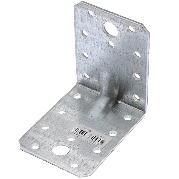 Уголок 402407 усиленный 70х70х55х2,5мм оцинкованный (Rock) (20 шт. в комплекте)