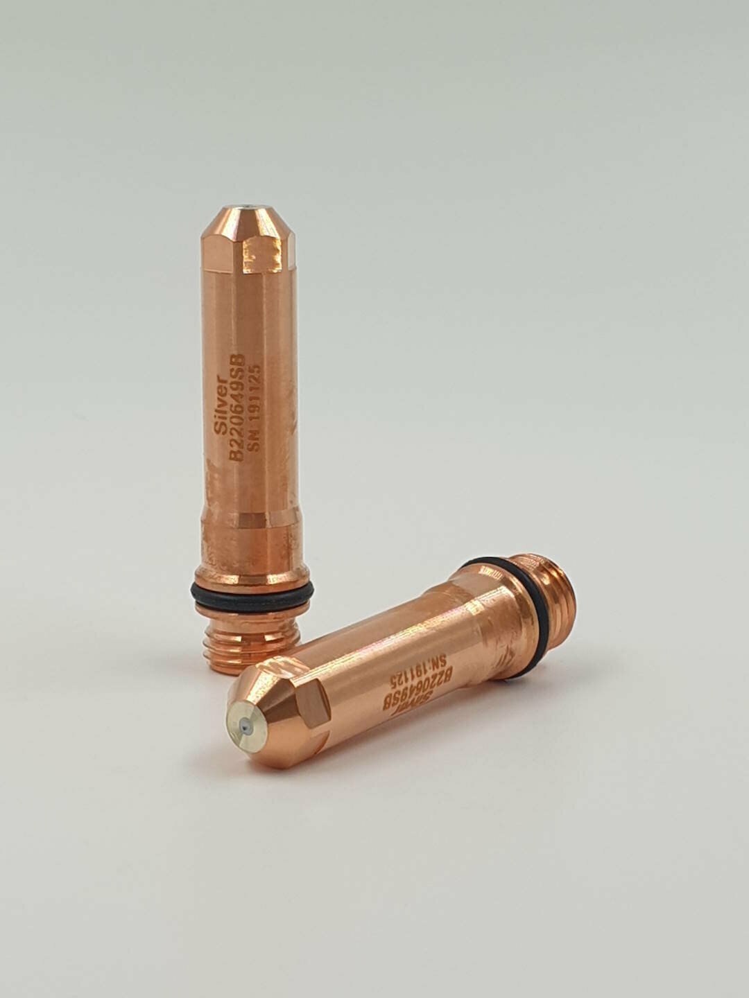 B220649SB Электрод 130А BEVEL с серебряной вставкой (комплект 2 шт.), артикул HYPERTHERM 220649SB, подходит к HPR130XD/260XD/400XD