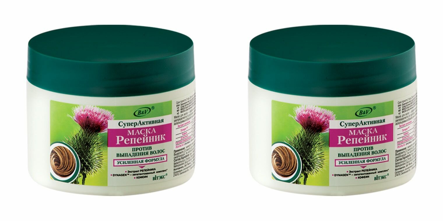 Витэкс Маска против выпадения волос Репейник 300мл.2 шт