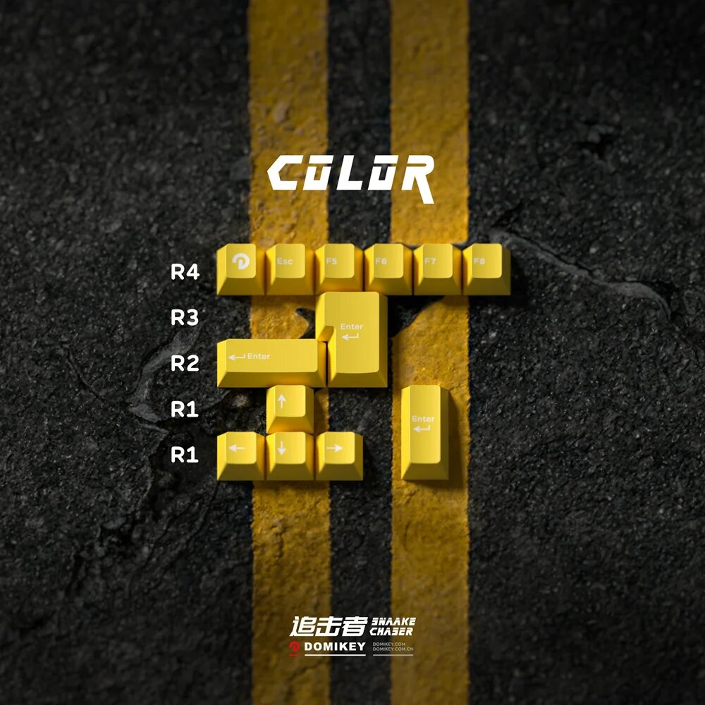 Механическая клавиатура Domikey Chaser Черный ABS 104 клавиш Chaser Alt Color x1