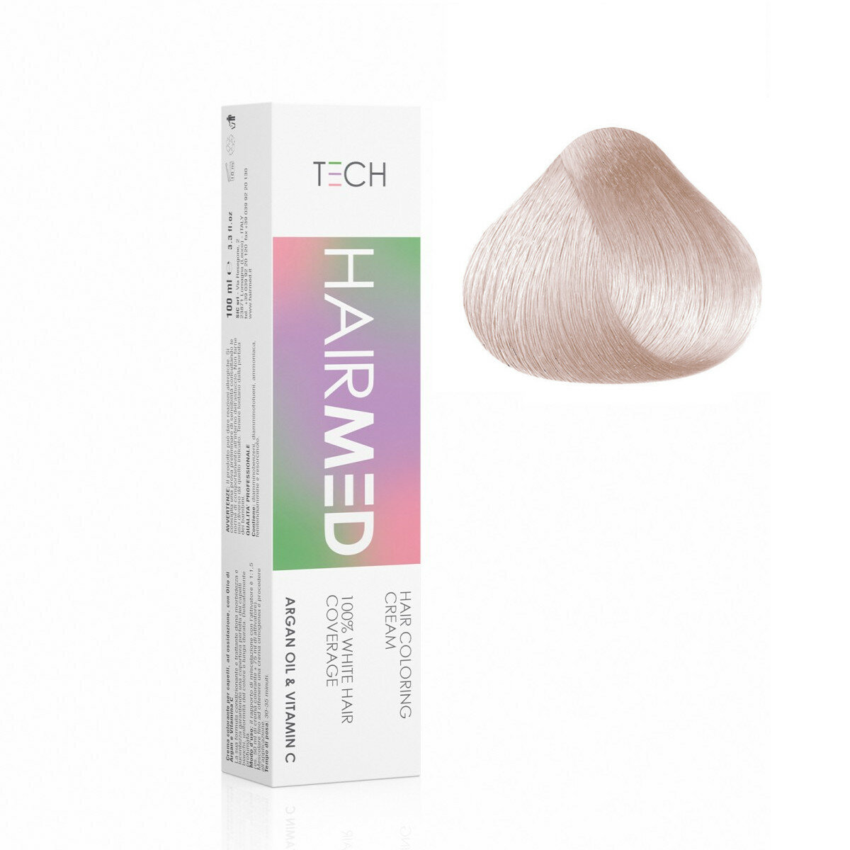 Перманентная крем-краска для волос Hairmed 10/2 Светлый блонд Фиолетовый 100 мл