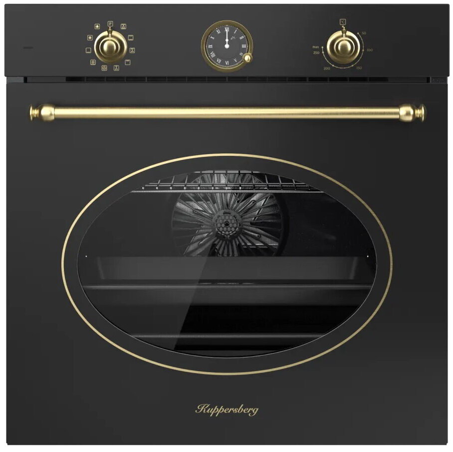 Электрический духовой шкаф Kuppersberg SR 610 59 см, 80 л гриль конвекция, антрацит