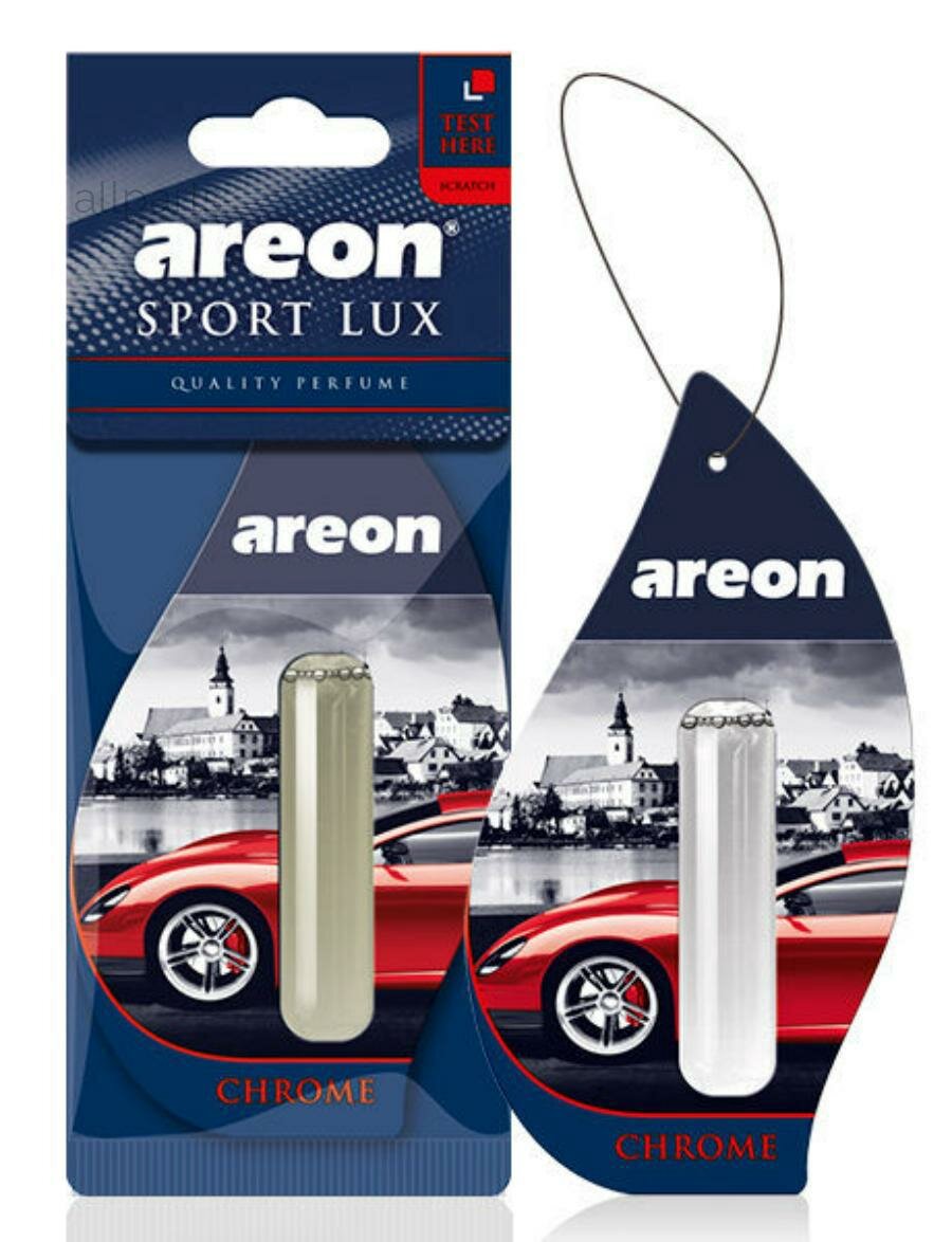 AREON LX05 ароматизатор AREON гель подвесной LIQUID LUX 5МЛ. 'CHROME' LX05