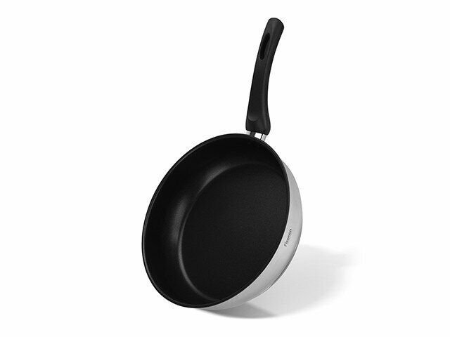 5534 FISSMAN Глубокая сковорода TRICIA 26x7см (нерж. сталь с антипригарным покрытием TouchStoneForte) Ручка-бакелит; Индукция