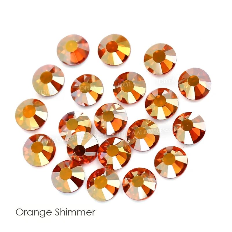 Стразы оранжевые Shimmer SS20 1440шт