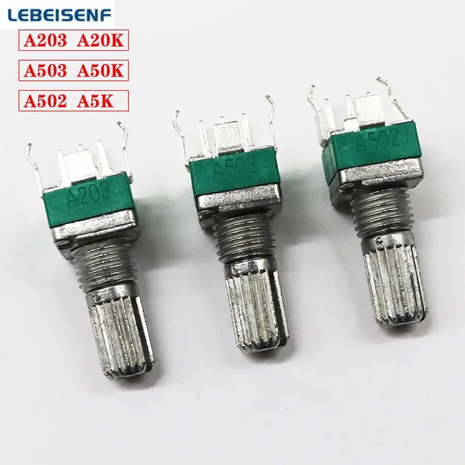 5 шт. Потенциометр RK097N 1 МОм Lebeisenf