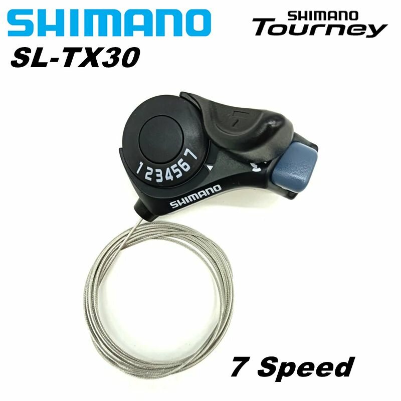 Шифтер (манетка) Shimano SL-TX30-7R, серия Tourney, 7 скоростей, правый