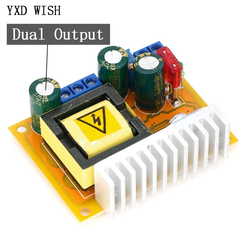 YXD WISH High Voltage DC-DC Boost Converter Step Up Power Supply Module Dual output