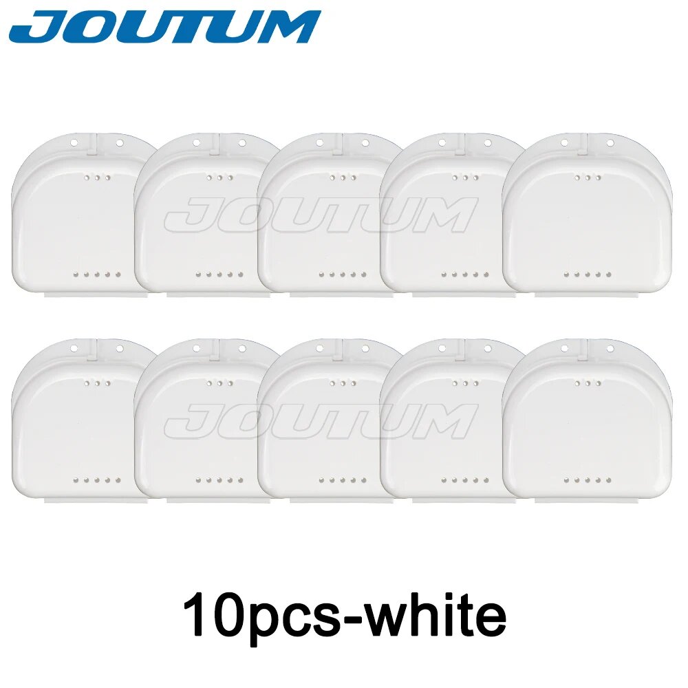 Коробки для зубных протезов JOUTUM, 10 шт, White