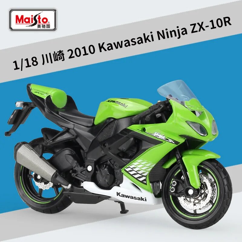 Maisto Kawasaki Ninja ZX10R модель мотоцикла 1:18