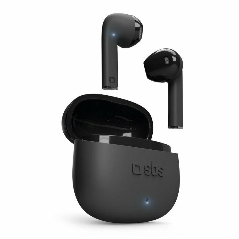 Sbs-mobile SBS Mobile Беспроводные наушники TWS One Color, с зарядным кейсом на 300 мАч, черный
