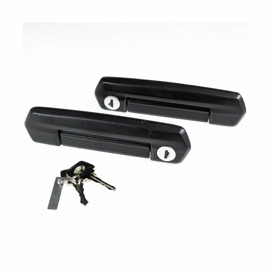 Ручки дверей наружные чернёные для Лада 4x4 Урбан (комплект поставки)