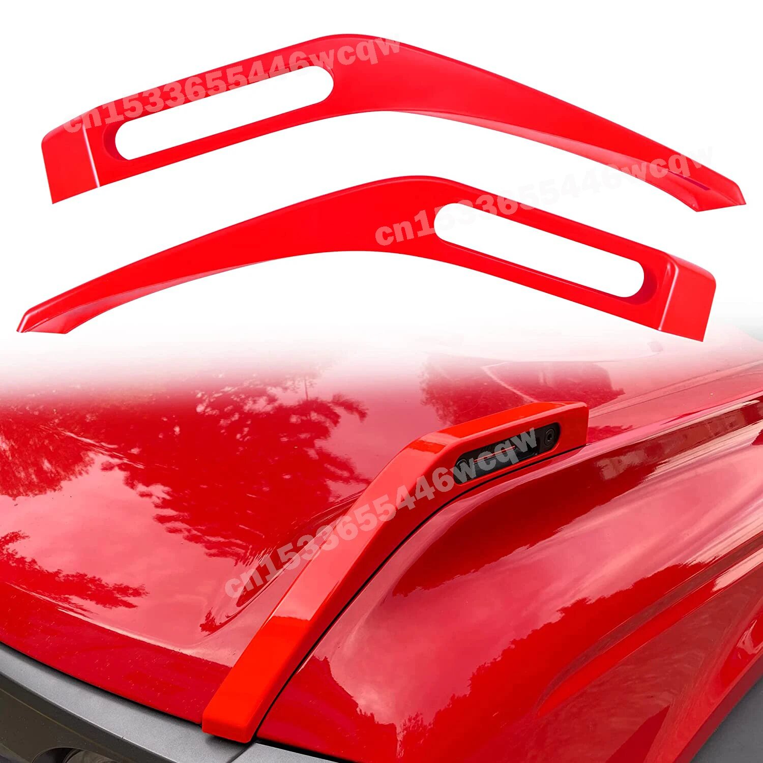 Крышка капота Ford Bronco 2021-2022, red