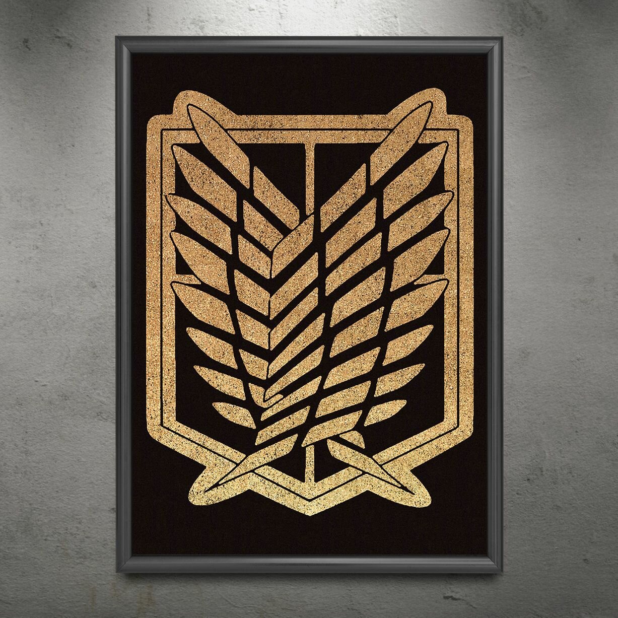 Постер аниме Атака титанов. Крылья свободы. Плакат Attack on Titan