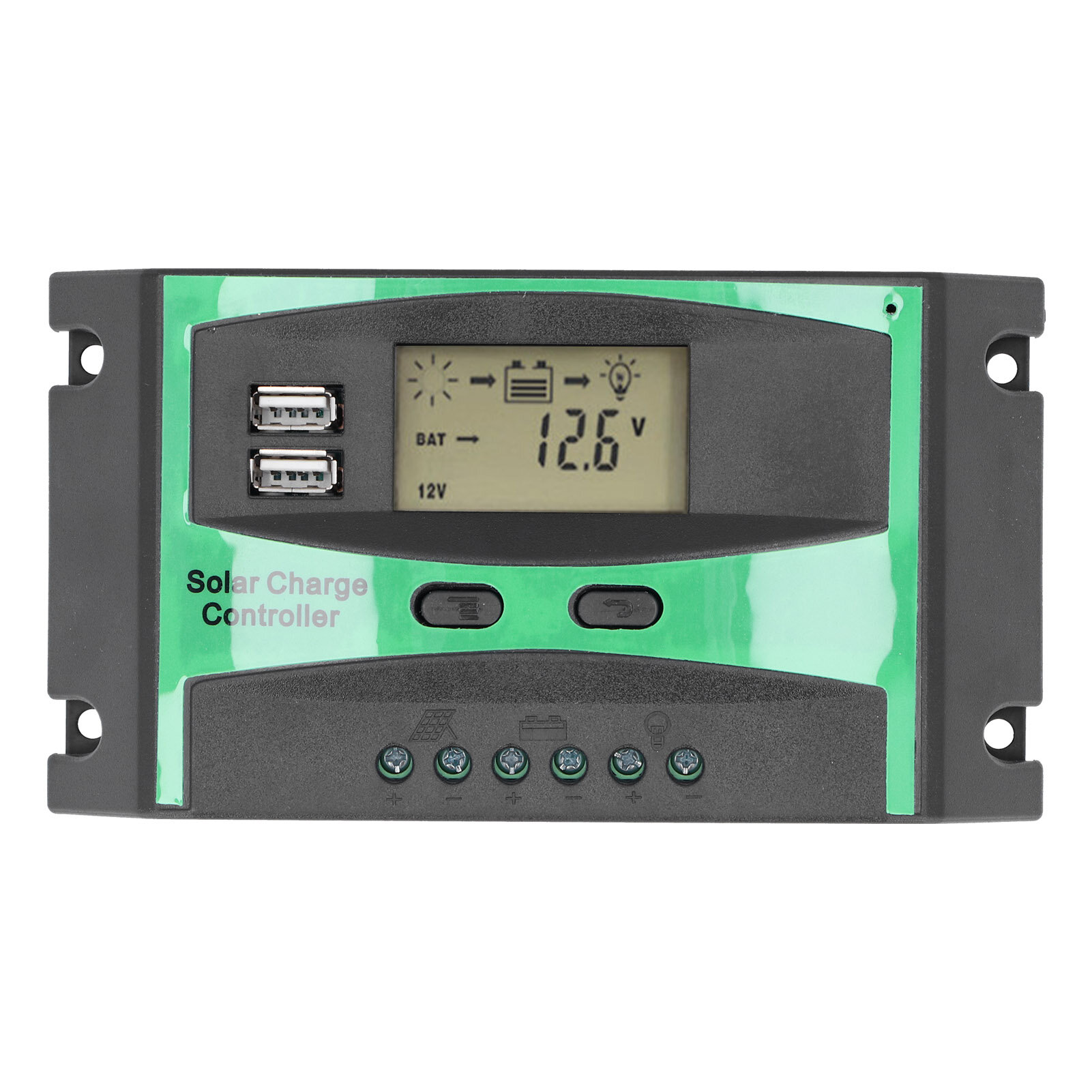 Контроллер заряда солнечной батареи, ШИМ-регулятор разряда фотоэлектрического элемента, 12–24 В, 30 А, LD3024U