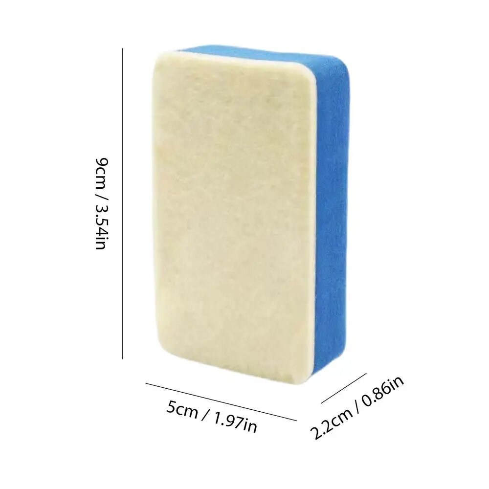 Полировальная подушечка из шерстяного фетра для автомобиля, аппликатор, губка для оконной щетки, стеклоочиститель из микрофибры, инструменты для чистки автомобиля, щетка для детализации 9x5