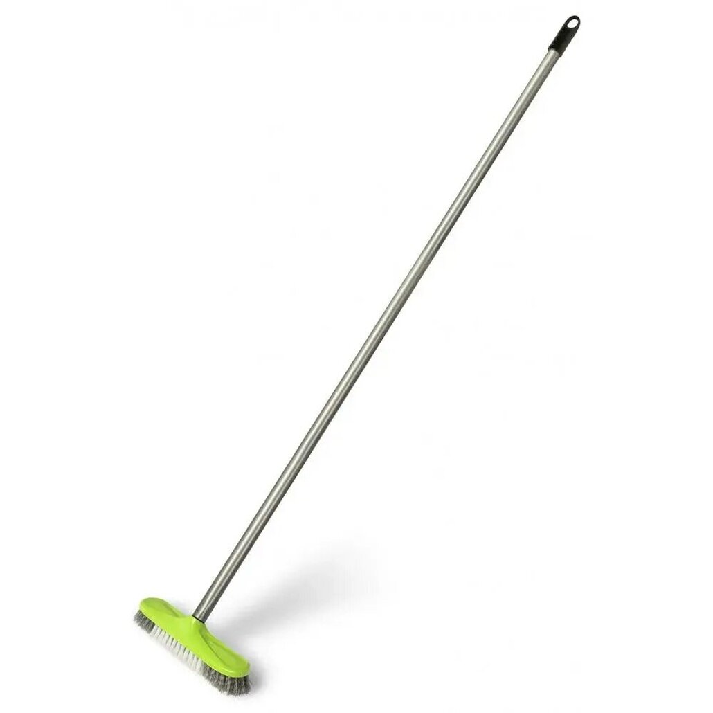 Щетка-скраббер "Фанго" для чистки пола с черенком, цвет в ассортименте