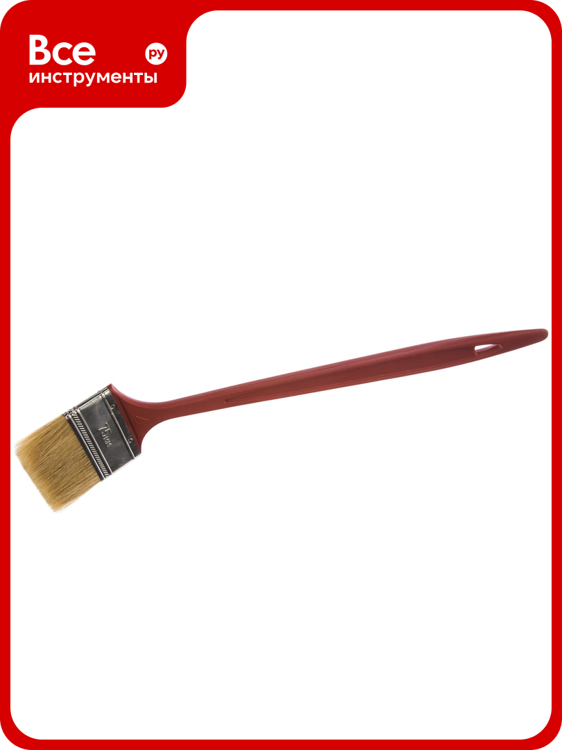 Радиаторная кисть STAYER Universal-Master светлая натуральная щетина пластмассовая ручка 75 мм 0110-75_z01