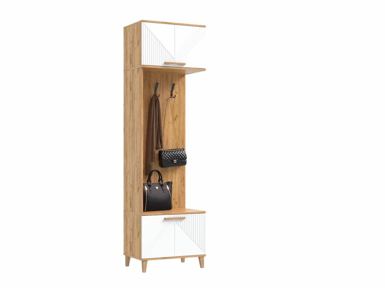 Шкаф с вешалками Мебельная Фабрика Рай Ирис, современный стиль, ЛДСП