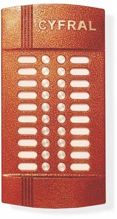 Аудиопанель CYFRAL M-20M/T, накладная, медный