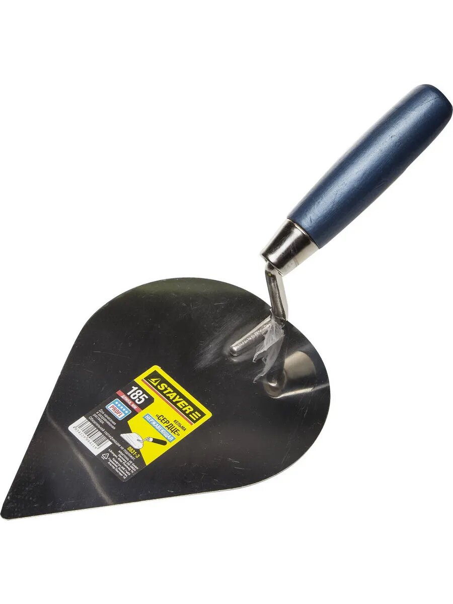 190 мм, нержавеющее полотно, деревянная рукоятка, кельма се