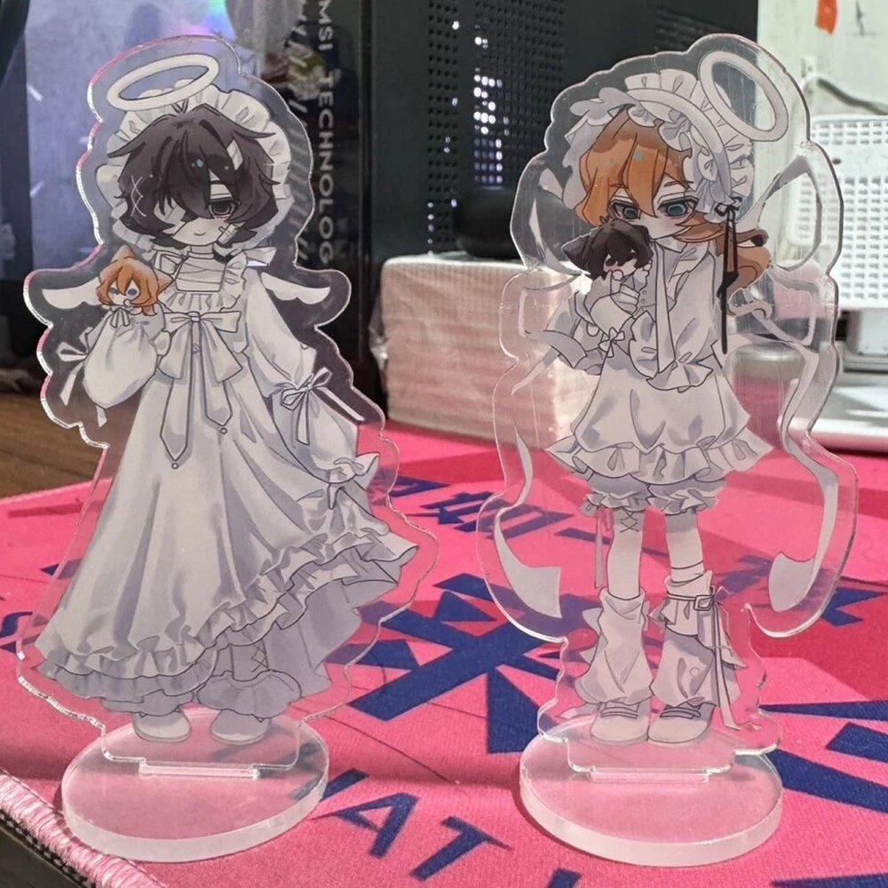 Акриловые подставки Bungou Stray Dogs Дазай и Чуя (2шт)