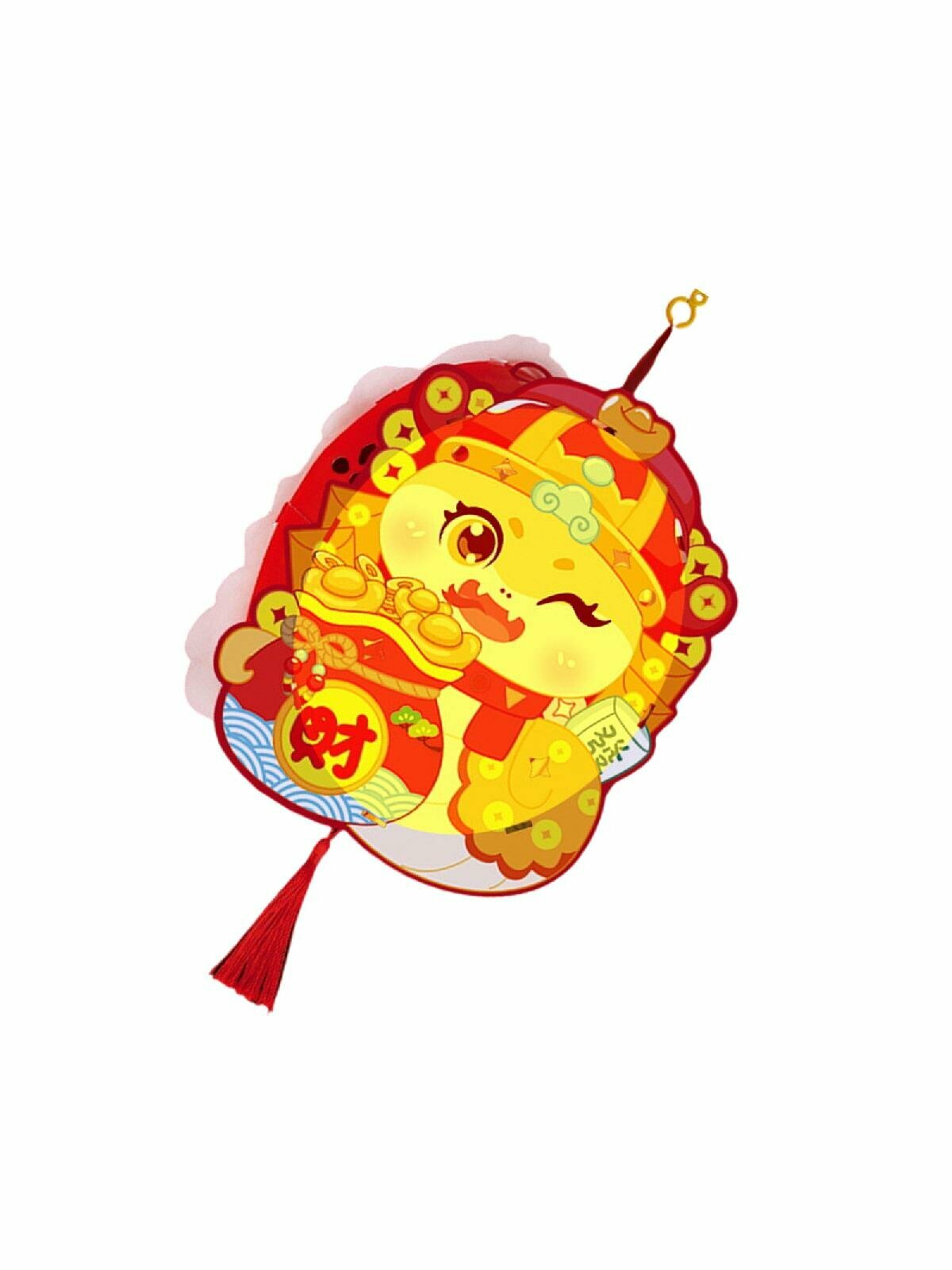 Светодиодные фонарики Год Змеи Украшение на китайский Новый год для детей и взрослых