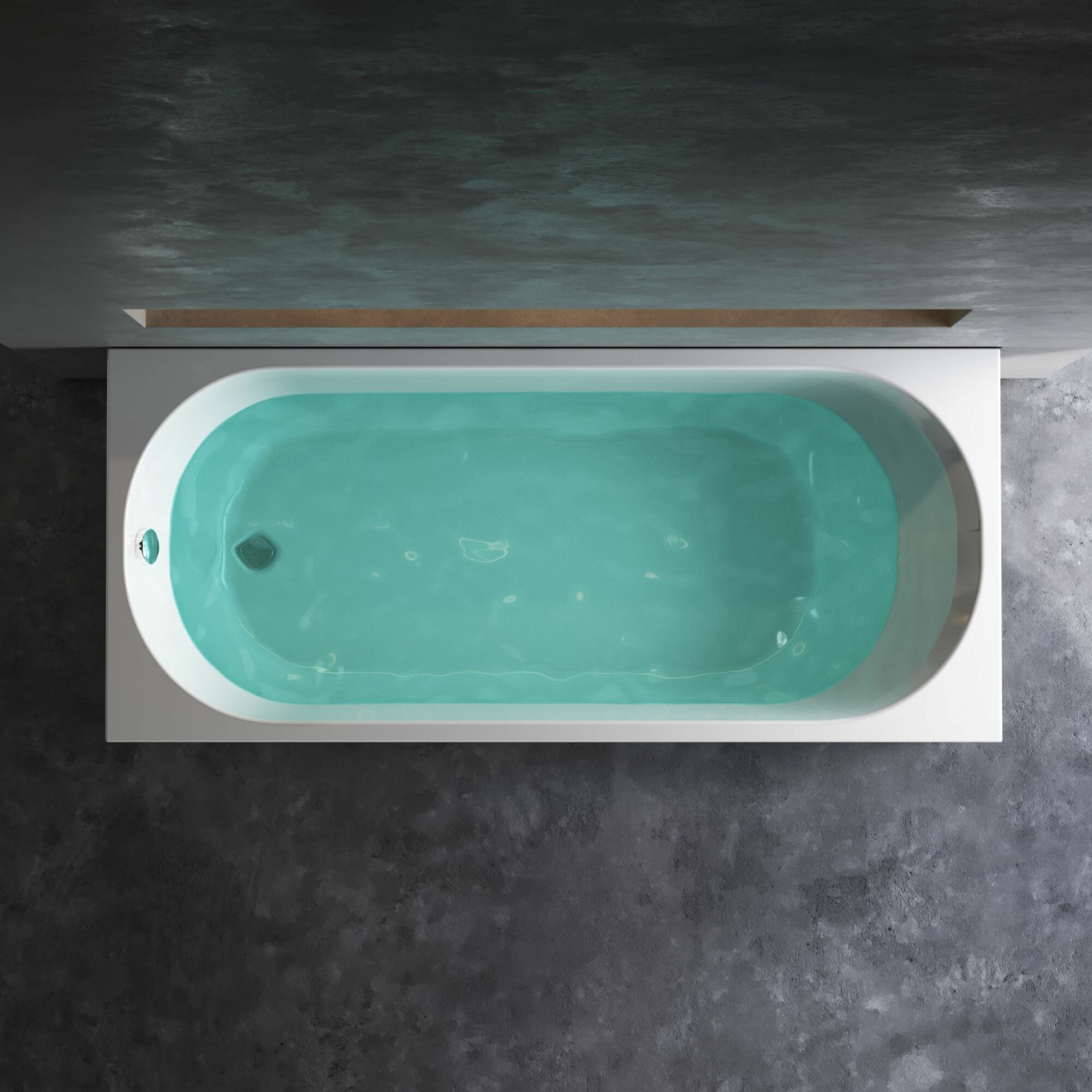 Ванна акриловая 170x75 AM.PM Juno комплект: ванная с каркасом , слив-перелив хром