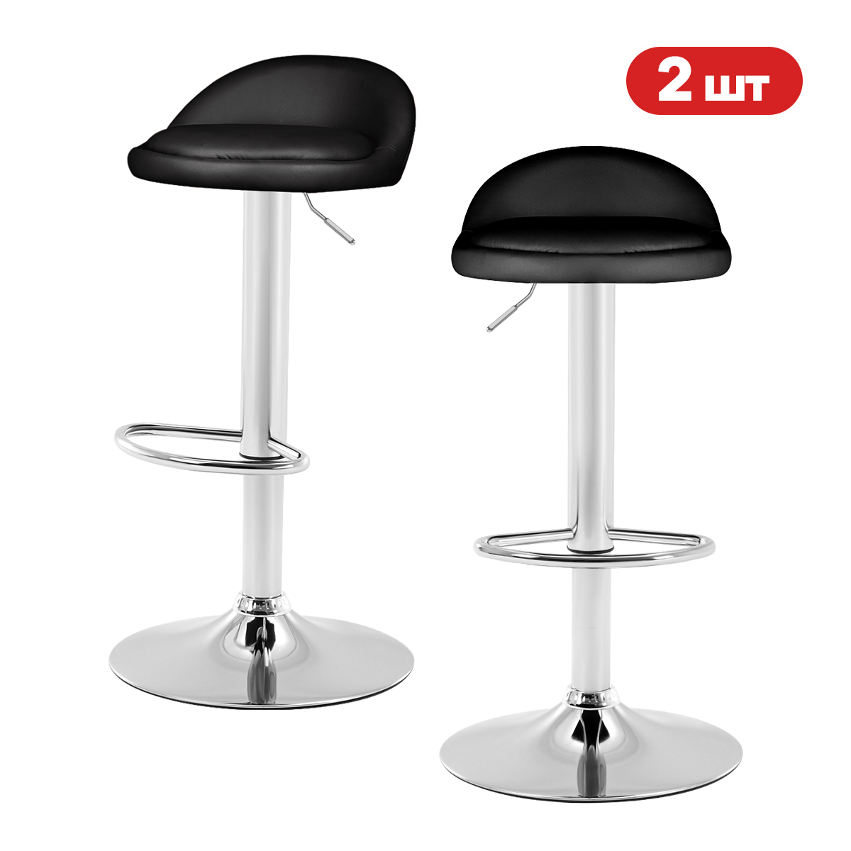 Комплект барных стульев Ergozen Tailor 2 шт черный